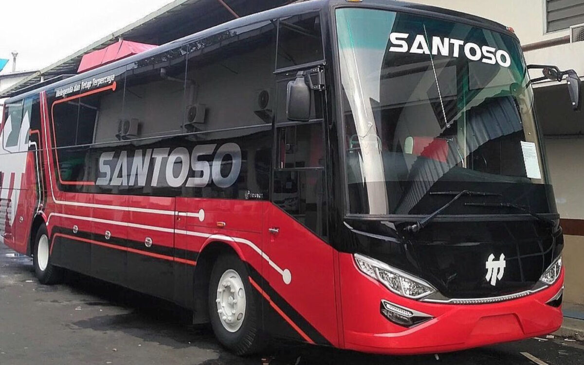 BUS SANTOSO Harga Tiket, Rute dan Agen Penjualan
